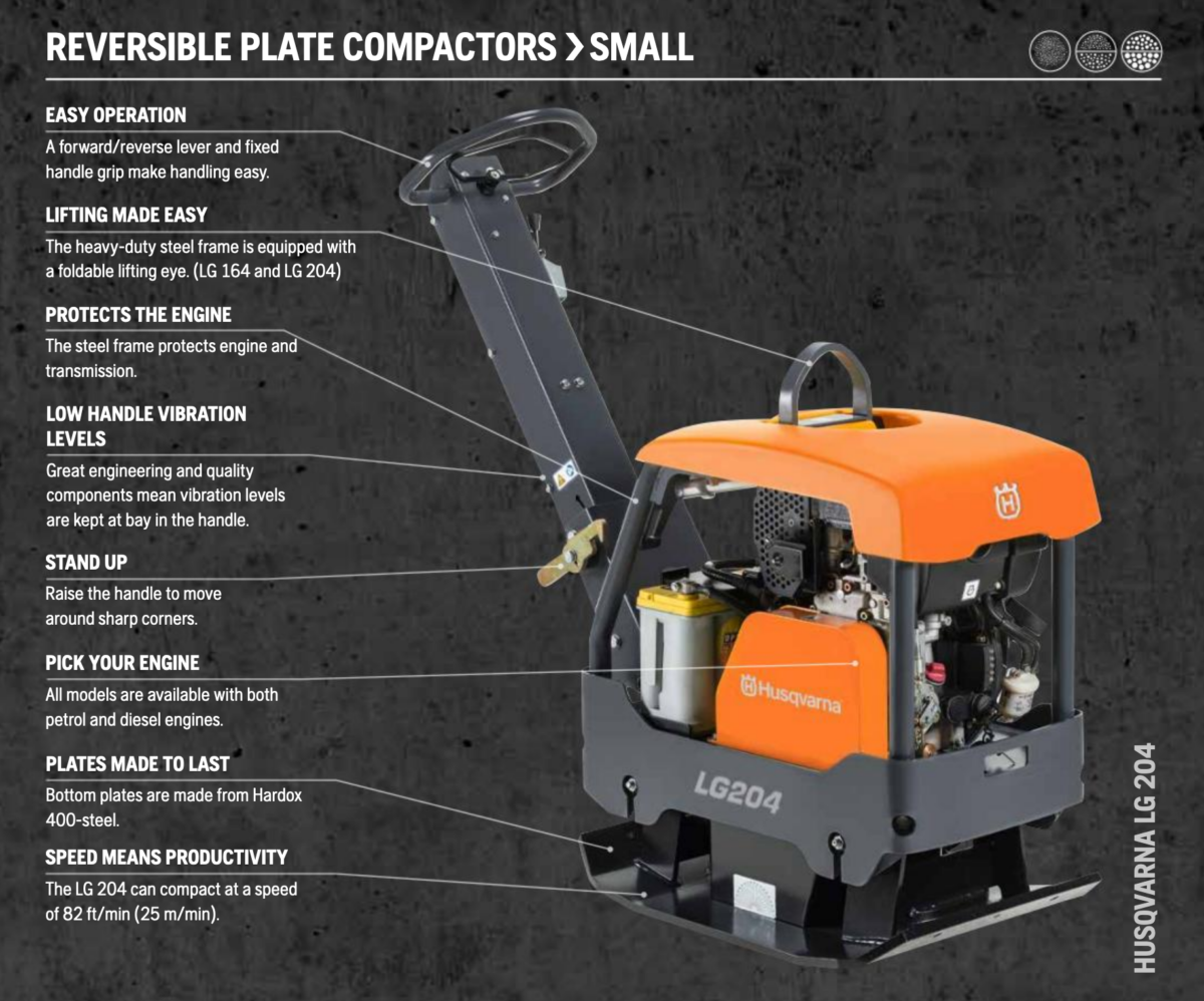 Husqvarna Compaction Equipment – HARDWARE | UNLIMITED